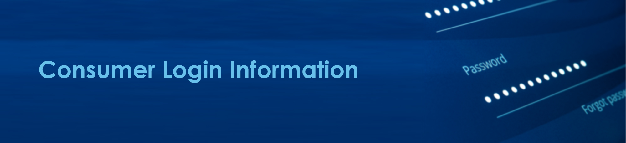 Consumer Login Information | ANB Bank